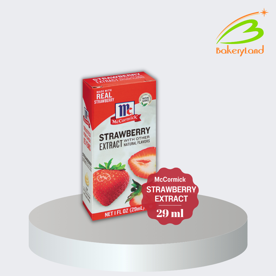 กลิ่นสตรอเบอร์รี แม็คคอร์มิค Strawberry Extract McCormick 29 ml ...