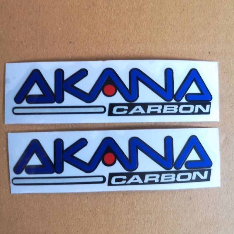 สติ๊กเกอร์ AKANA CARBON WIZARD งานตัด3M | Shopee Thailand