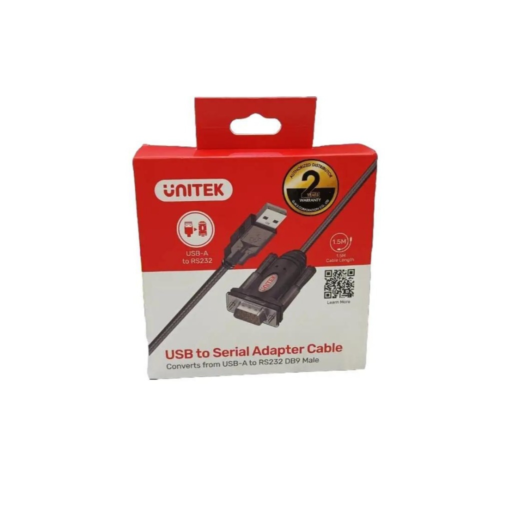 สาย USB TO Serial Converter UNITEK รุ่น Y-105 Port (RS232) | Shopee ...