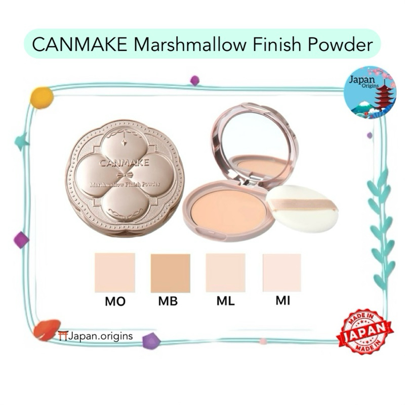 🇯🇵⛩️ CANMAKE Marshmallow Finish Powder Mini แป้งมาร์ชเมลโลว์ลุคใหม่ SPF 50 PA+++ ของแท้จาก ...