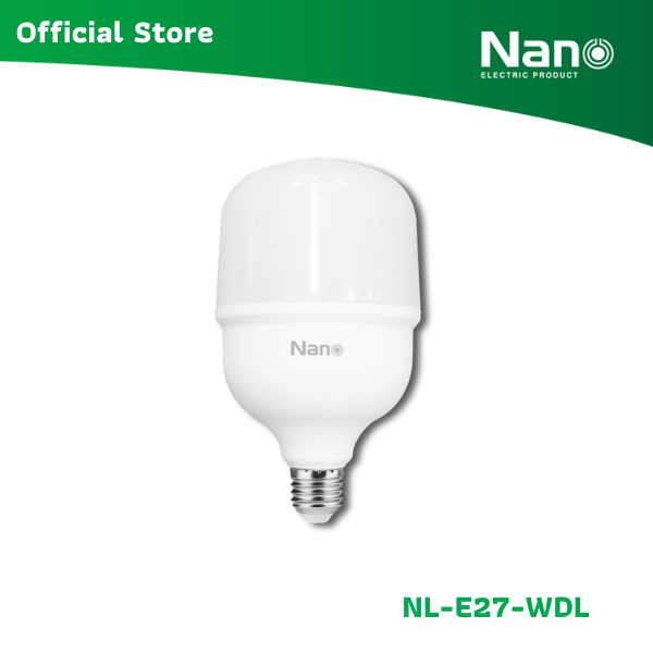 NANO LED T-Bulb หลอดประหยัดไฟแอลอีดี ขั้ว E27 (1ชิ้น/กล่อง) รุ่น NL-E27 ...