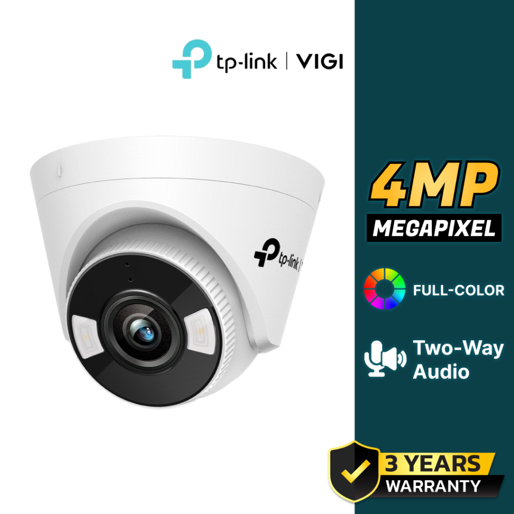 TP-LINK|VIGI กล้องวงจรปิด WIFI 4 ล้านพิกเซล รุ่น VIGI C440-W (เลือกหน่วยความจำได้) | Shopee Thailand