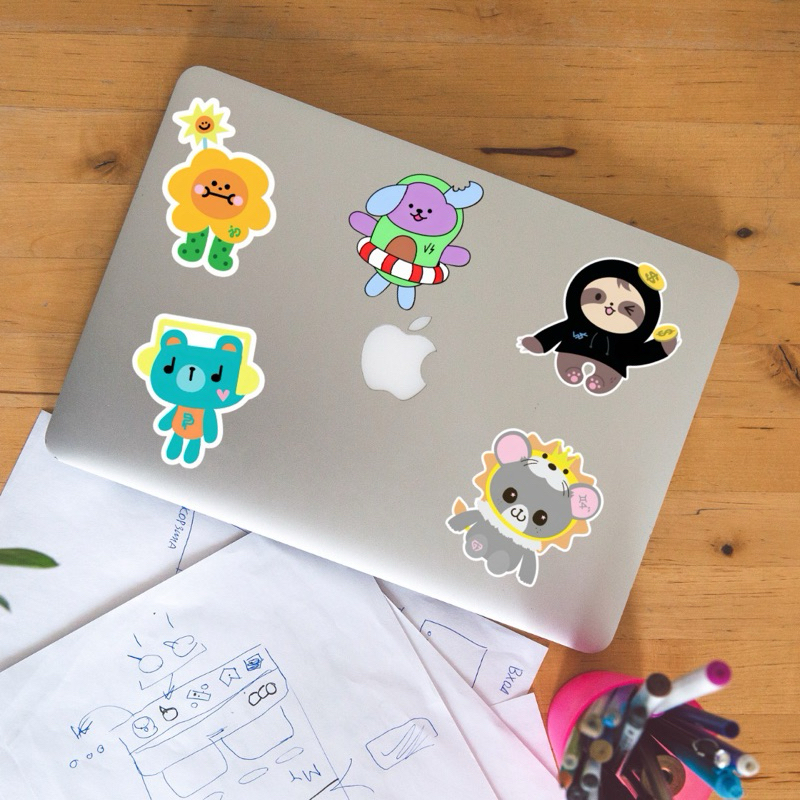 สติ๊กเกอร์กันน้ำไดคัท เจมีไนน์โฟร์ท(เจมโฟ้ด) จิมมี่ซี ปอนด์ภูวินทร์ จุง ...