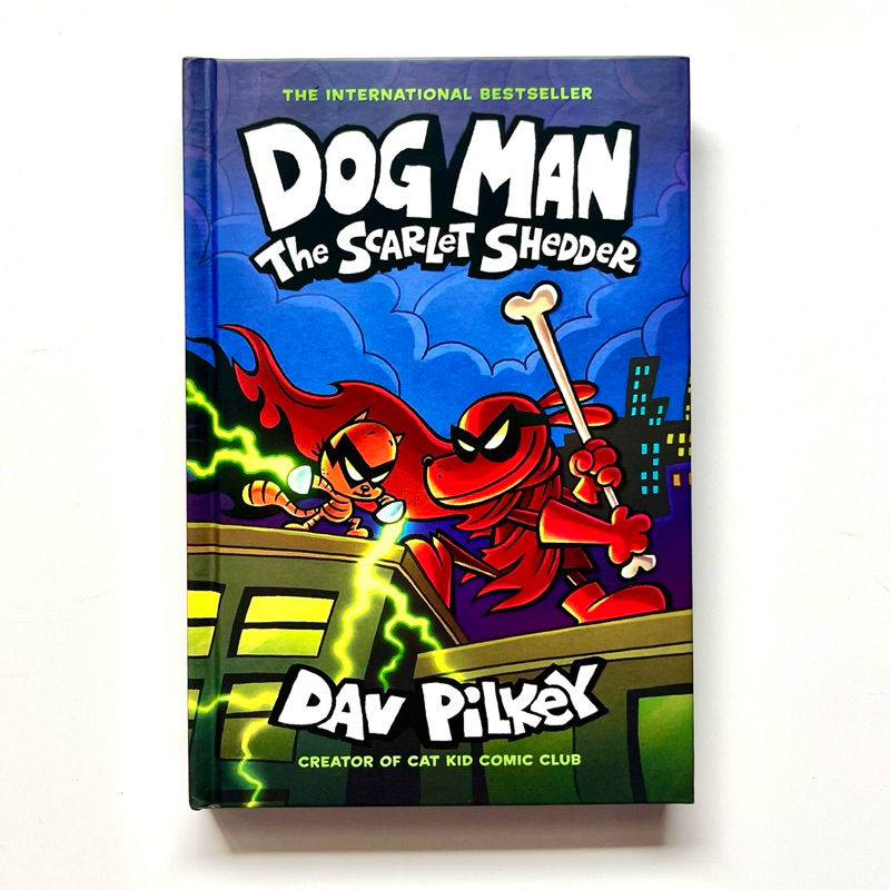 Dogman #12 The Scarlet Shedder Hardcover Ages:7-12 Dog man English ...