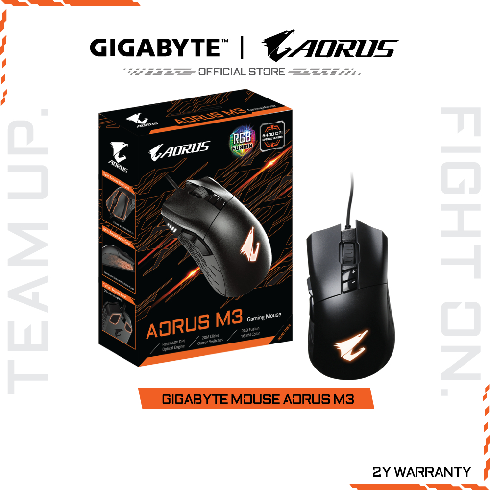 GIGABYTE GAMING MOUSE AORUS M3 (GM-AORUS M3) | Shopee Thailand