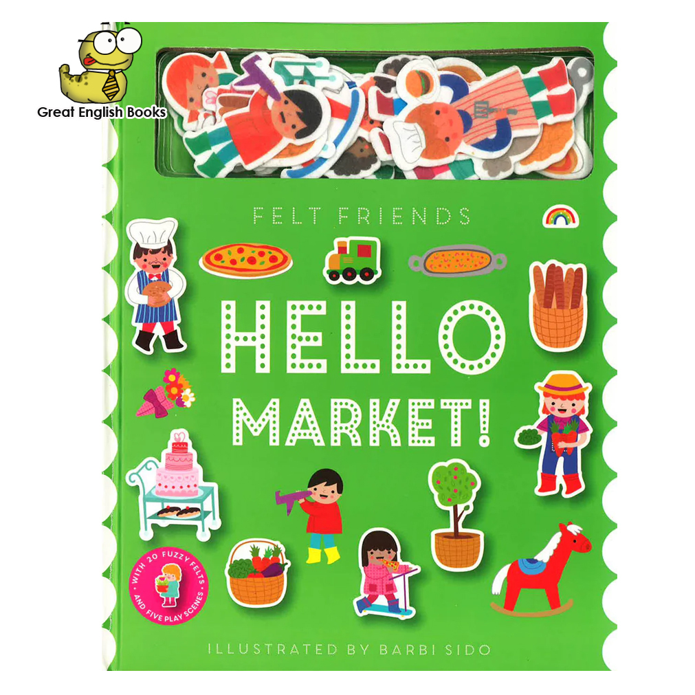 (ใช้โค้ดcoinคืน10%ได้) พร้อมส่ง มีซีลพลาสติก หนังสือ + ตัวการ์ตูนภาพสักหลาด 14 ชิ้น Felt Friends ...