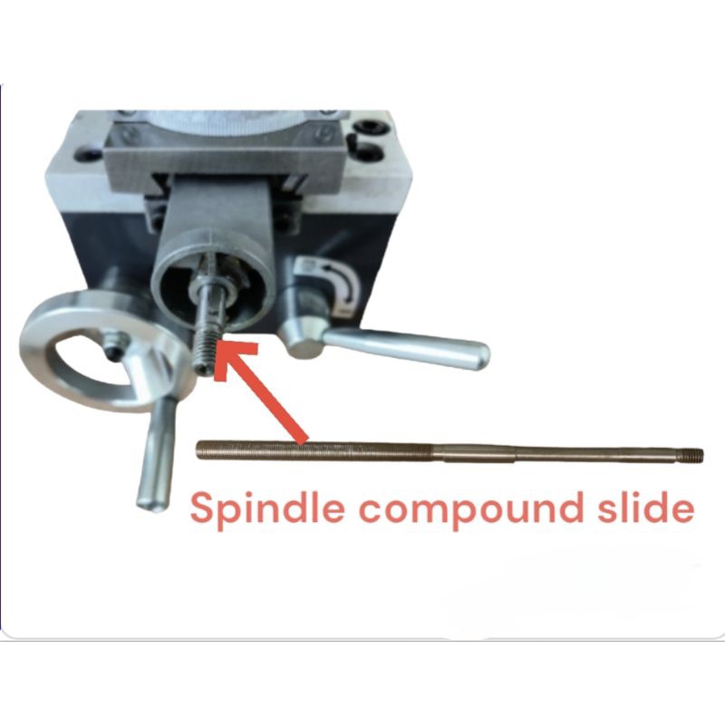 Spindle Compound slide (Parts : J) เครื่องกลึงรุ่น RC210, WM210 ...