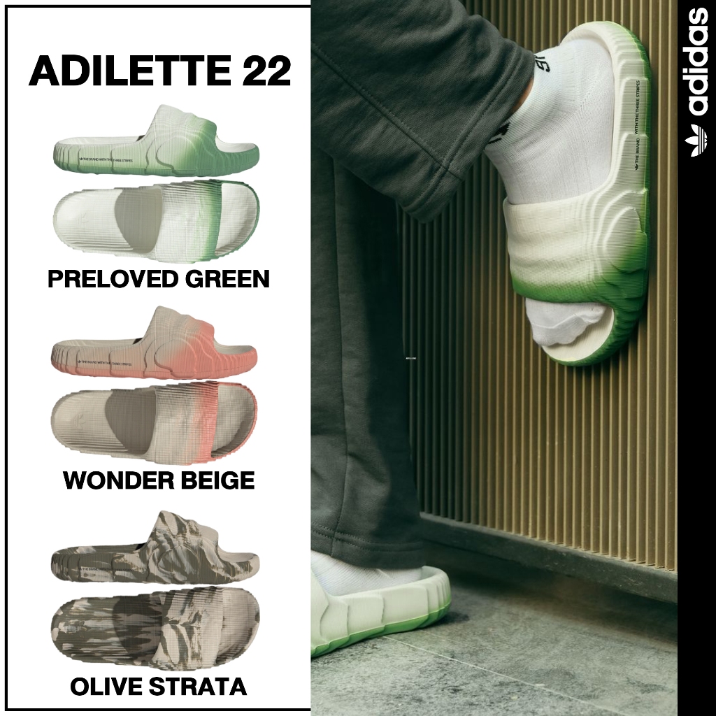 Adidas Collection รองเท้าแตะ Adilette 22 Slides IG5918 / IF3673 ...