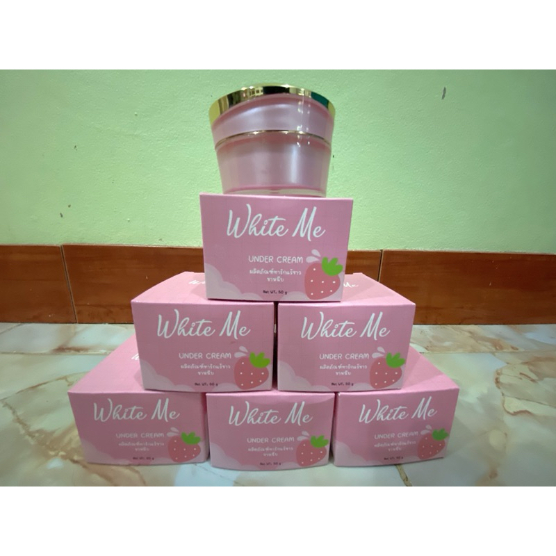 White Me UNDER CREAM ผลิตภัณฑ์ทารักแร้ขาว ขนาด 50g | Shopee Thailand
