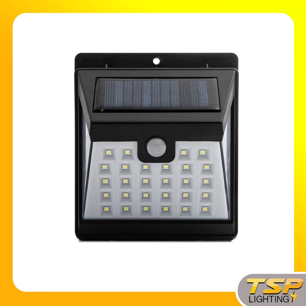 TSP Lighting │ ไฟติดผนัง Solar Led Senser โซ่ลาเซลล์ 40 เม็ด | Shopee ...
