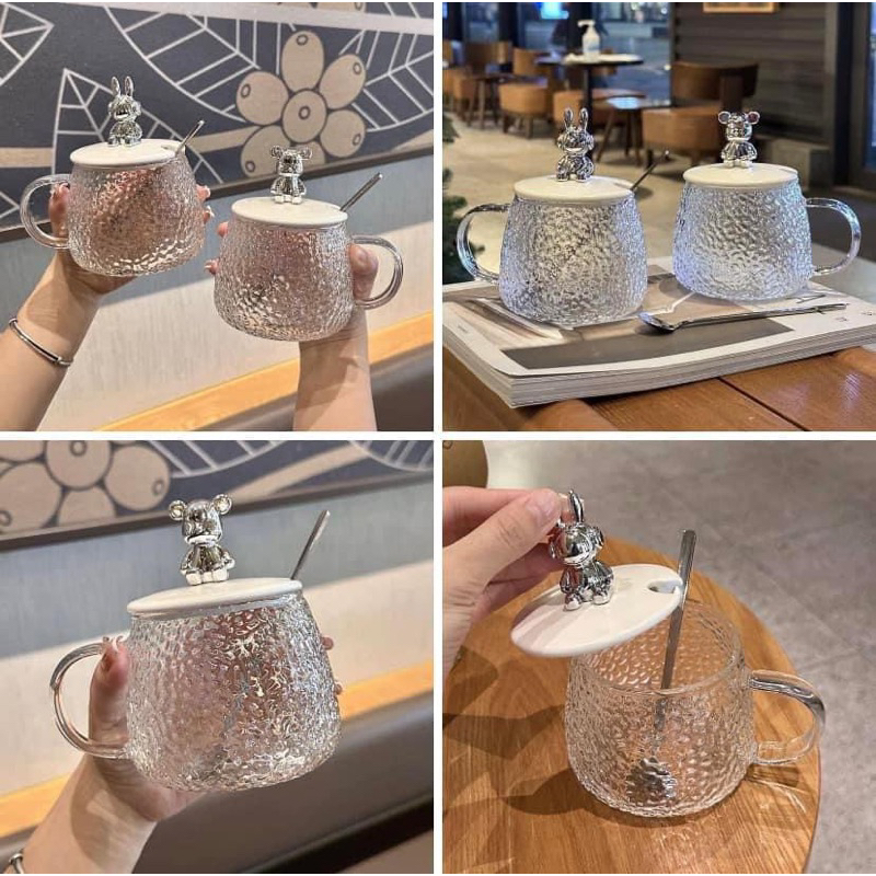 แก้วน้ำ Gucgres ☕️ (แก้ว + ฝาปิด + ช้อน) มีของแถมทุกออเดอร์ | Shopee ...