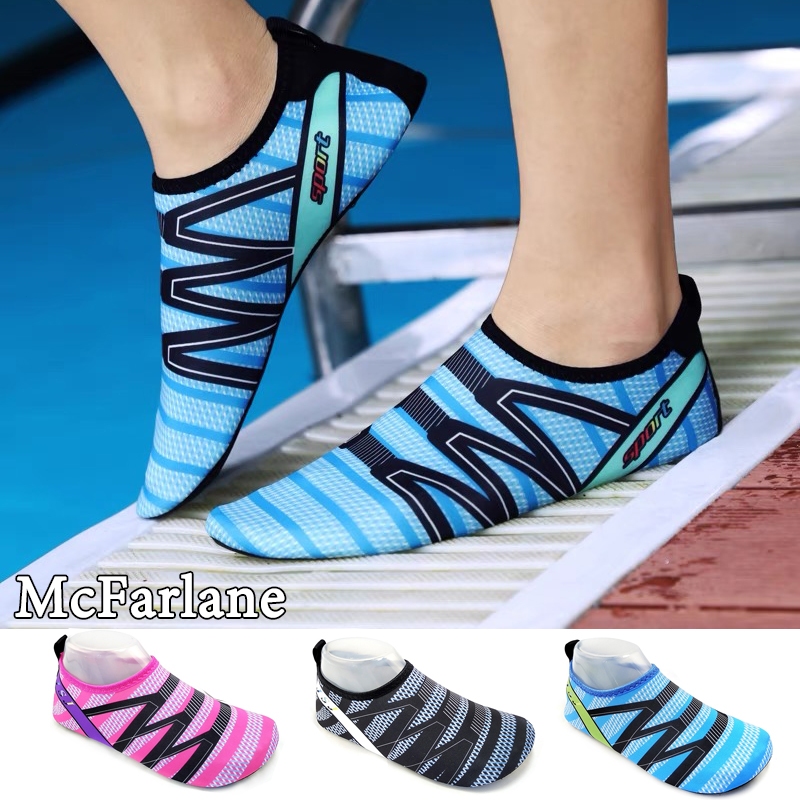 ใส่ได้ทั้งหญิงและชาย กันลื่น แห้งไว รองเท้าเดินชายหาด | Shopee Thailand