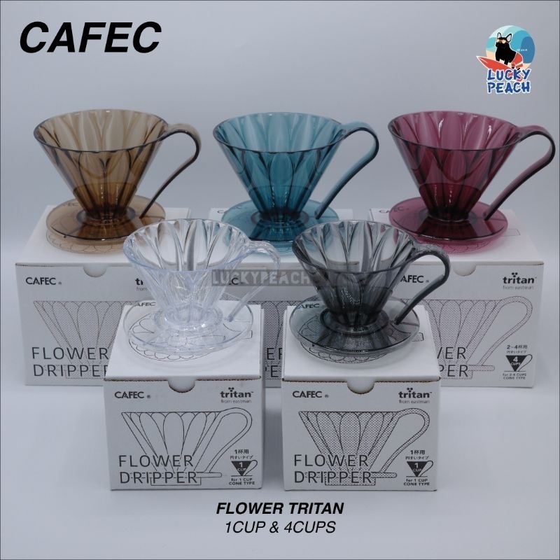 CAFEC Flower Dripper Tritan Cone Shape ตัวเบสิคแต่ใช้ดีที่สุด สินค้าของ ...