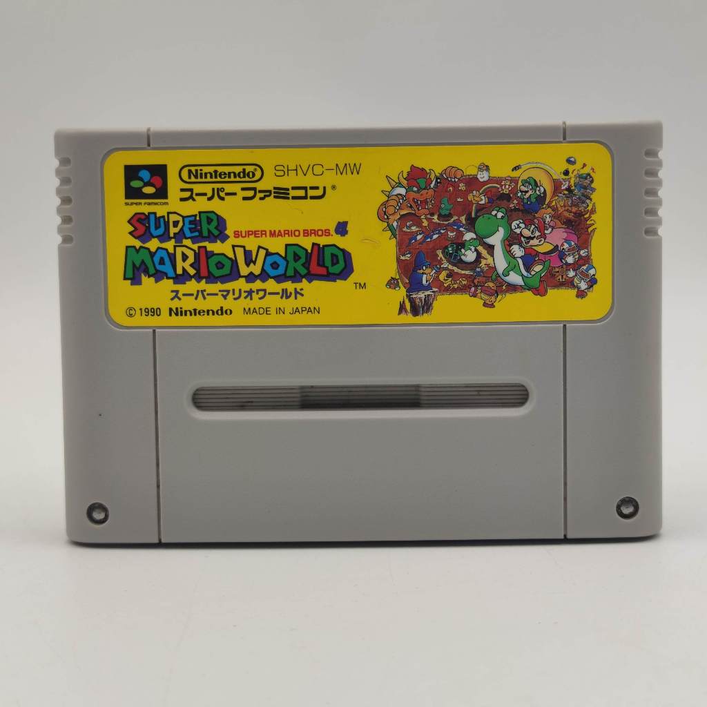 Super Mario World [SFC] ตลับแท้ เล่นได้ Nintendo Super Famicom | Shopee ...