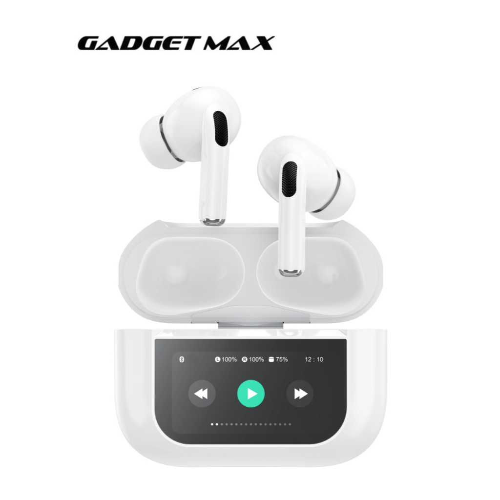 GADGET MAX GM30 PRO SMART TOUCH DISPLAY TWS EARBUDS (V5.3) (NPL-6/2024 ...