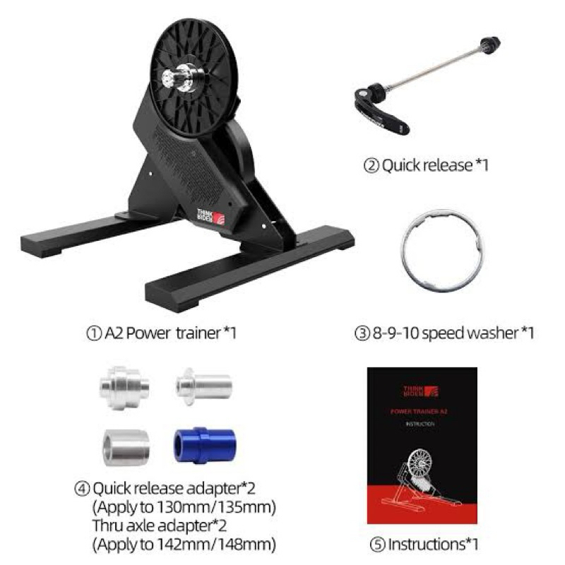 เทรนเนอร์ Thinkrider Power trainer รุ่น A1 และ A2 แถมสเตอร์ 11-28 11 ...