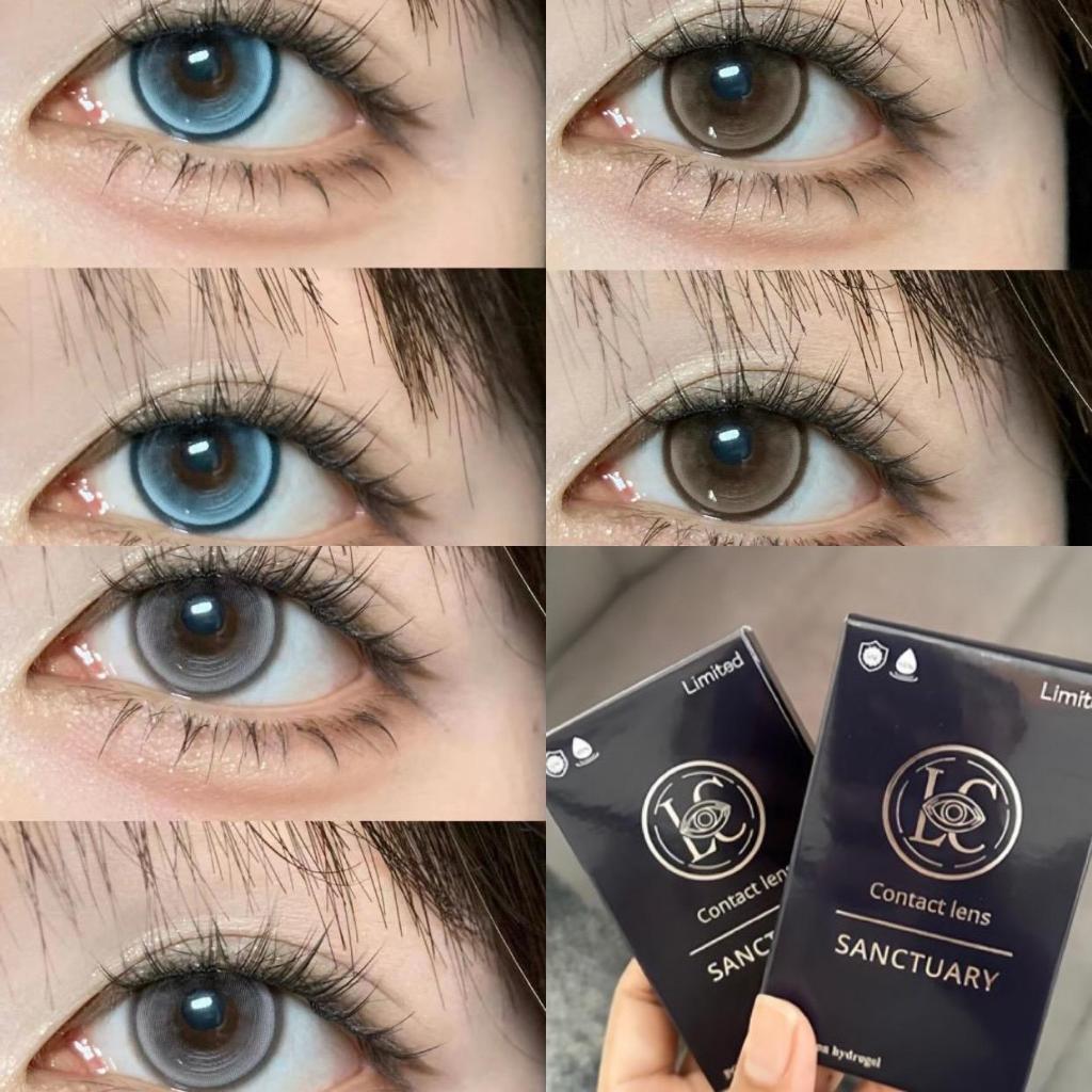 Miltiaรายปีรุ่นSanctuary Luckylens (Glowy brown, Glowy gray, Glowy sea) (วัสดุSilicone hydrogel ...
