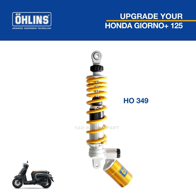 โช๊คหลัง OHLINS Honda Giorno+ ตรงรุ่น | Shopee Thailand