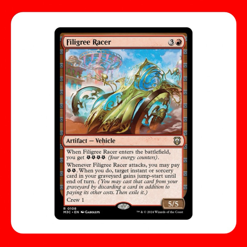 [MTG] Filigree Racer [M3C] [RED] [RARE] [NORMAL] [ENG] (การ์ดเมจิค ...