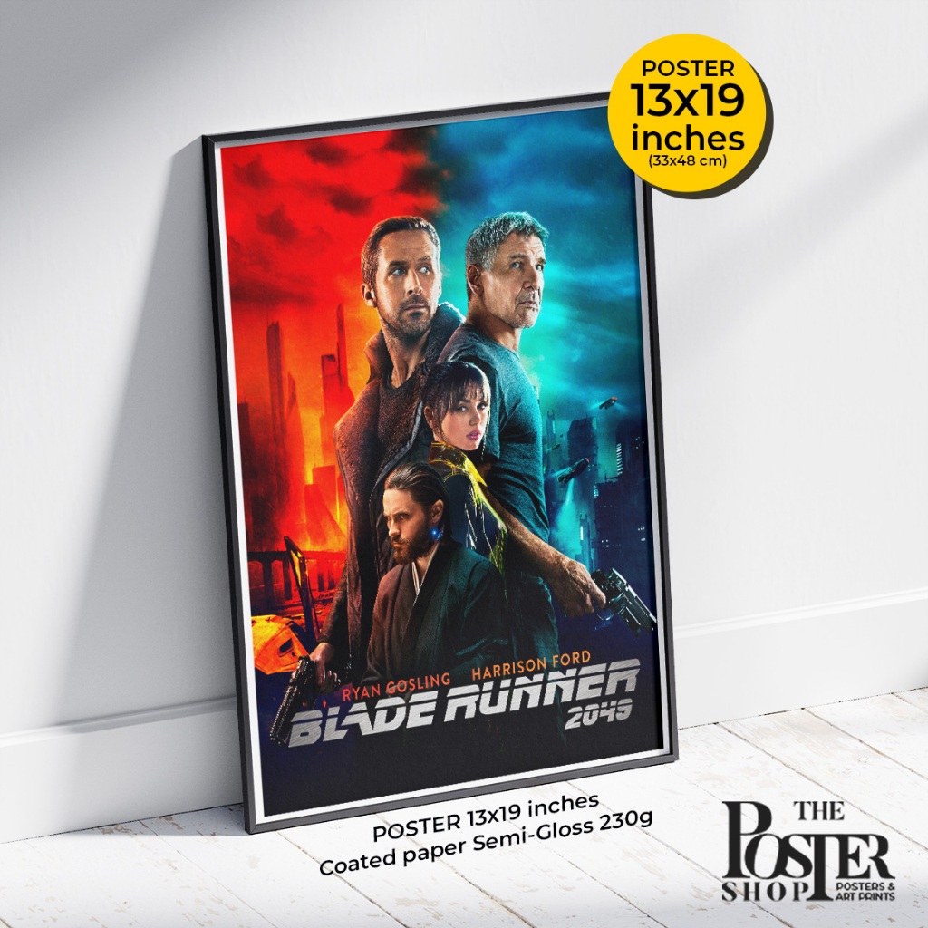 Blade Runner 2049 Poster โปสเตอร์ภาพยนตร์ เบลด รันเนอร์ 2049 Ryan ...