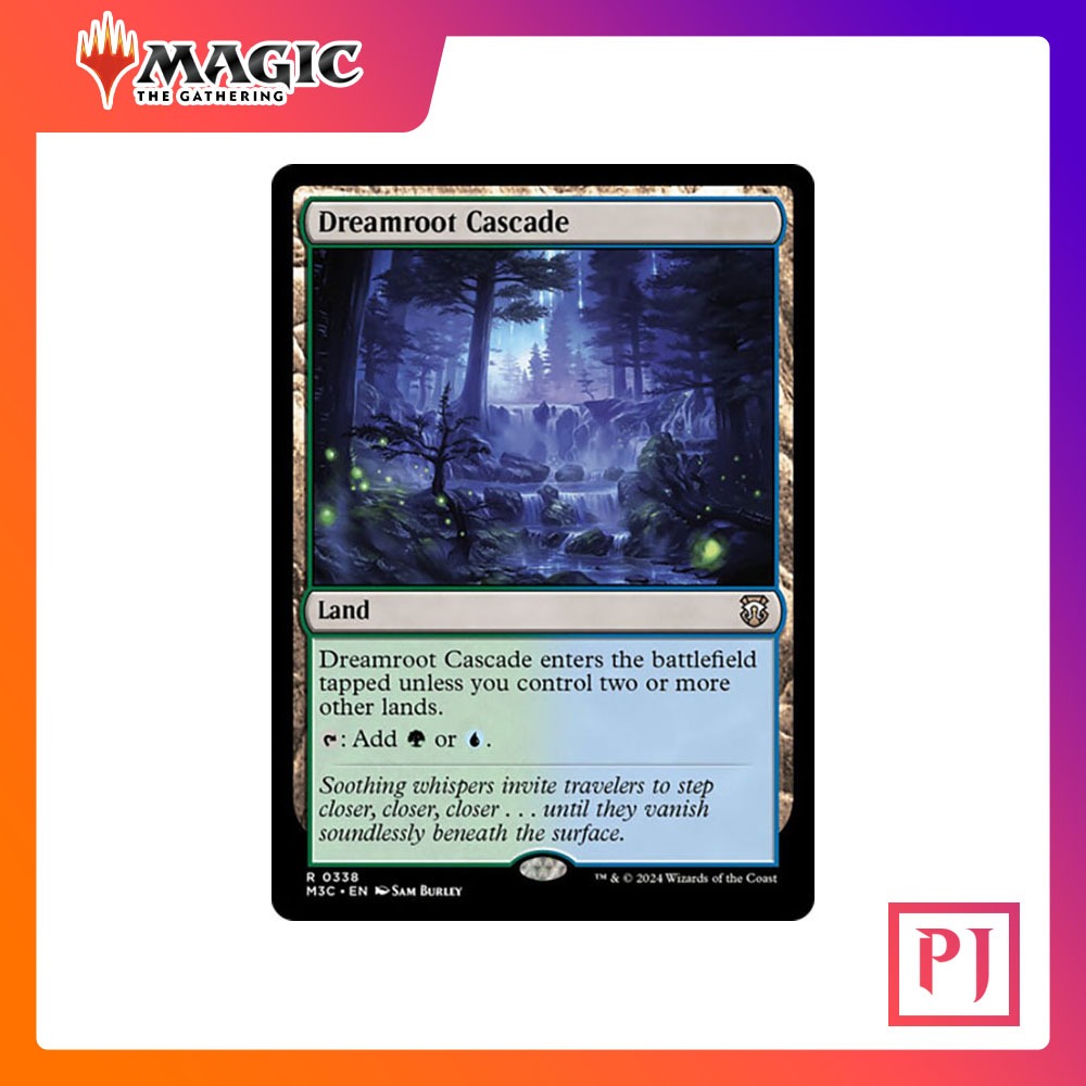 [MTG] Dreamroot Cascade [M3C] [LAND] [RARE] [NORMAL] [ENG] (การ์ดเมจิค ...
