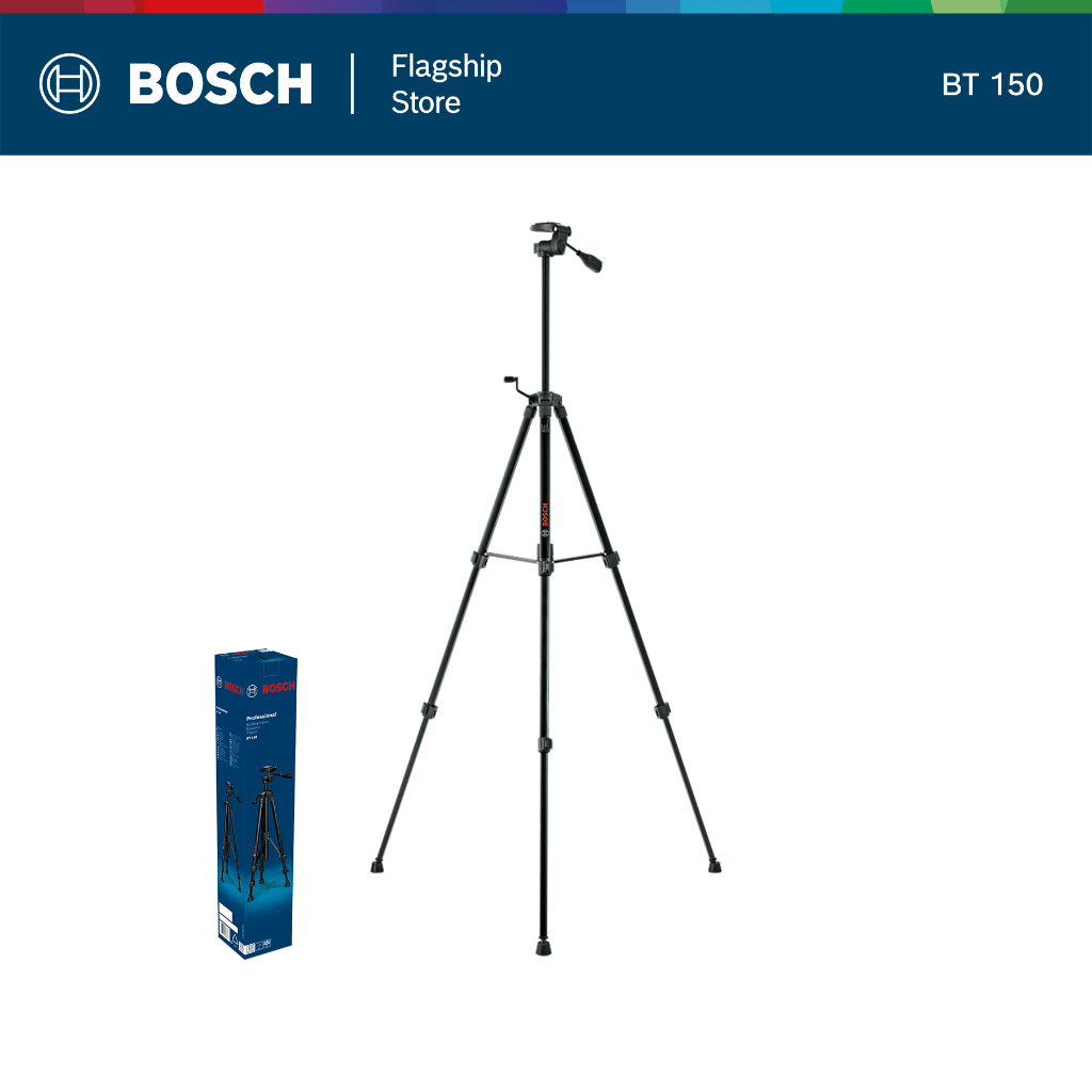 BOSCH ขาตั้งสามขา โครงสร้างอะลูมิเนียม รุ่น BT150 | Shopee Thailand