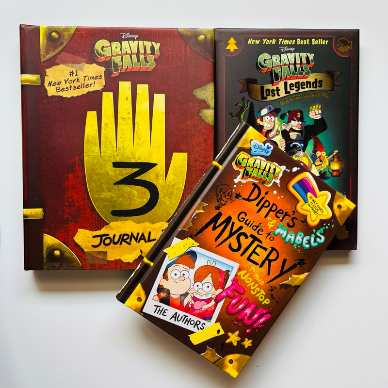 Gravity Falls : Journal 3 / Lost Legends, 3 Books Set By Alex Hirsch ,Ages:8-12(Hardcover ...