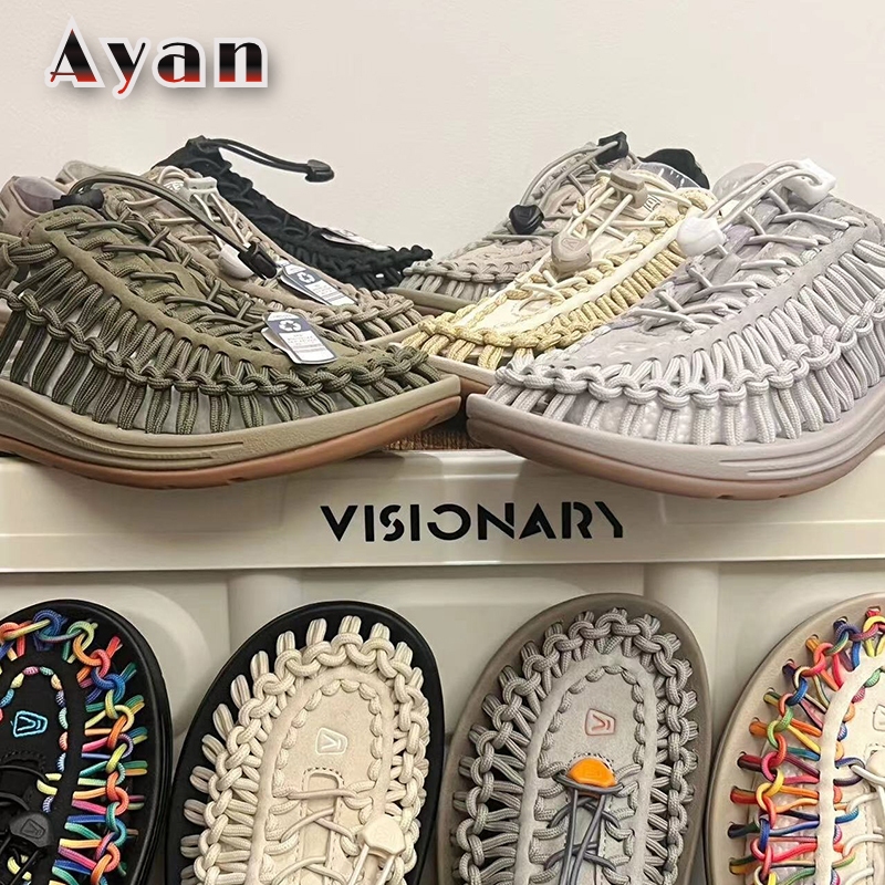 AYAN 2024 รองเท้าสาน แฟชั่น รองเท้าเที่ยวชายหาด เดินป่า ทำงาน พื้นนุ่ม | Shopee Thailand