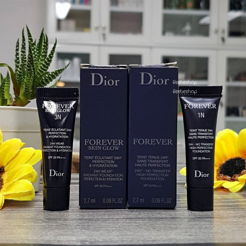 รองพื้น DIOR Forever Matte /Skin Glow Foundation 2.7ml สี 3N / 1N / 2N | Shopee Thailand
