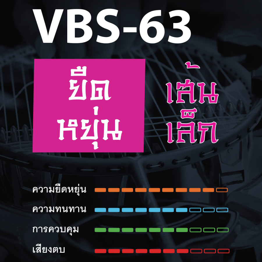 VICTOR เอ็นไม้แบดมินตัน รุ่น VBS-63 | Shopee Thailand