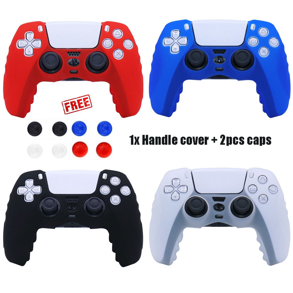 ซิลิโคน จอย PS5 Soft Silicon Protective Case Cover For PS5 Controller ...