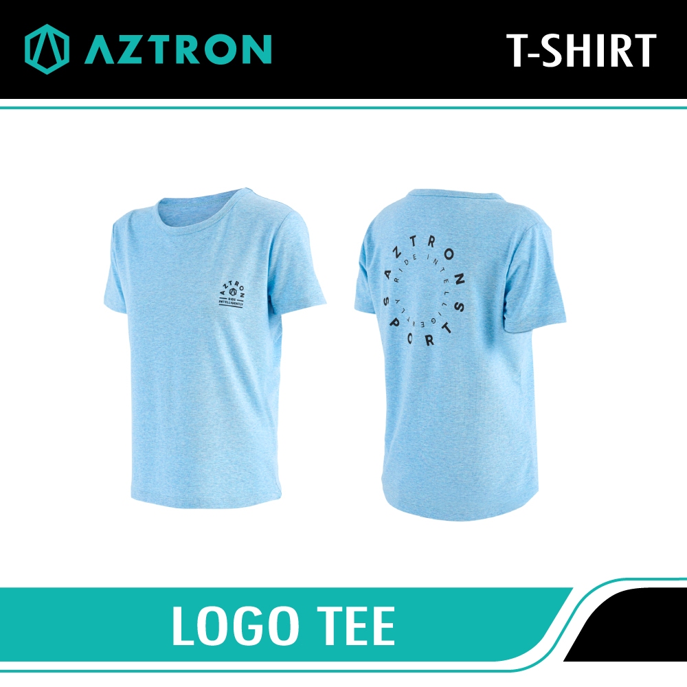 Aztron Logo Tee Tees เสื้อยืด เสื้อยืดผู้หญิง เสื้อคอกลม เนื้อผ้า ...