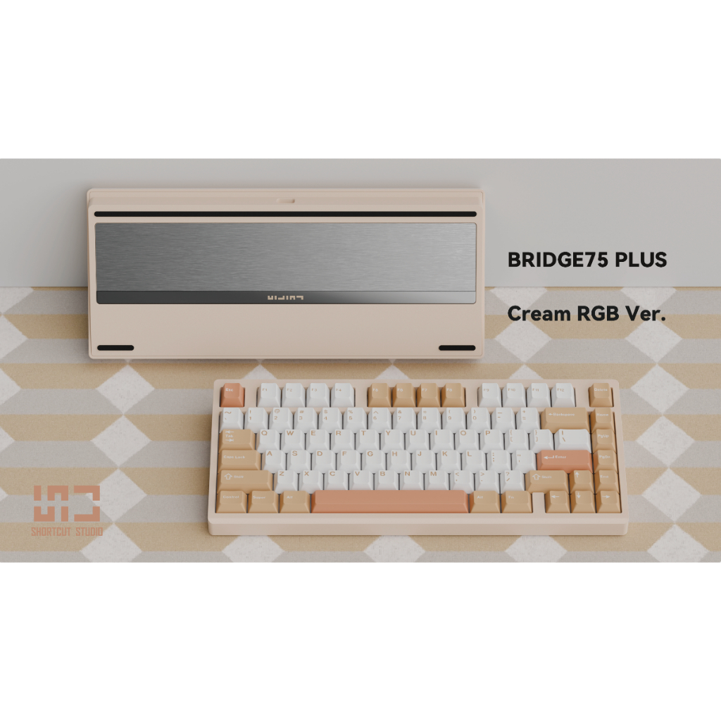 (ศูนย์ไทย-ฟรีสติกเกอร์ไทย) คีย์บอร์ด Shortcut Studio Bridge 75 Keyboard ...