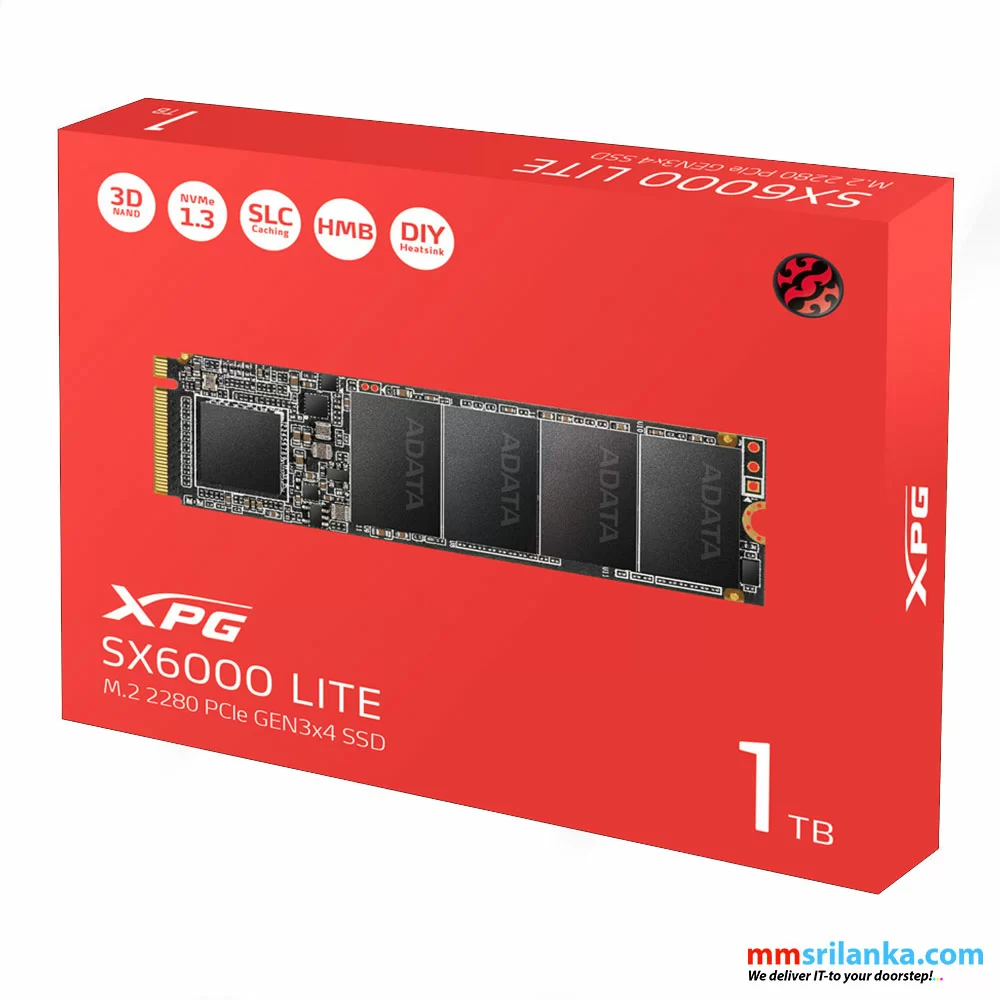SSD M.2 1TB ADATA XPG SX6000 LITE PCIe/NVMe 2280 | Shopee Thailand