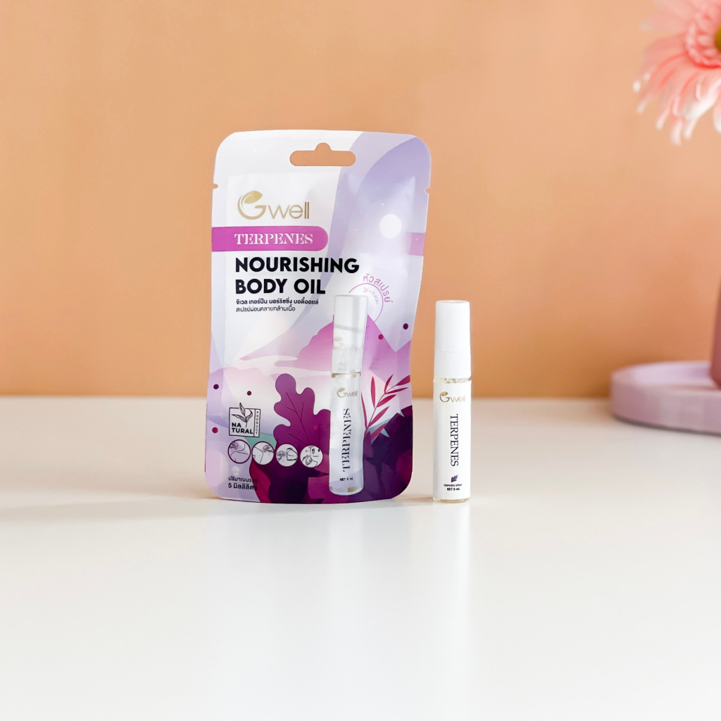สเปรย์ Gwell น้ำมันนวดผ่อนคลาย ผลิตจากสารสกัดจากธรรมชาติ กลิ่นหอม เย็น ...