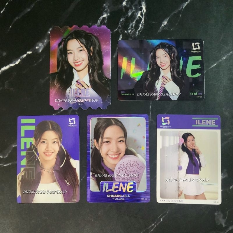 การ์ด Ilene Mindy ไอลีน มินดี้ ver1 เซต5ใบ Chuang Asia card SP+SSR+UR+SR+R ( chuangasia Thailand ...