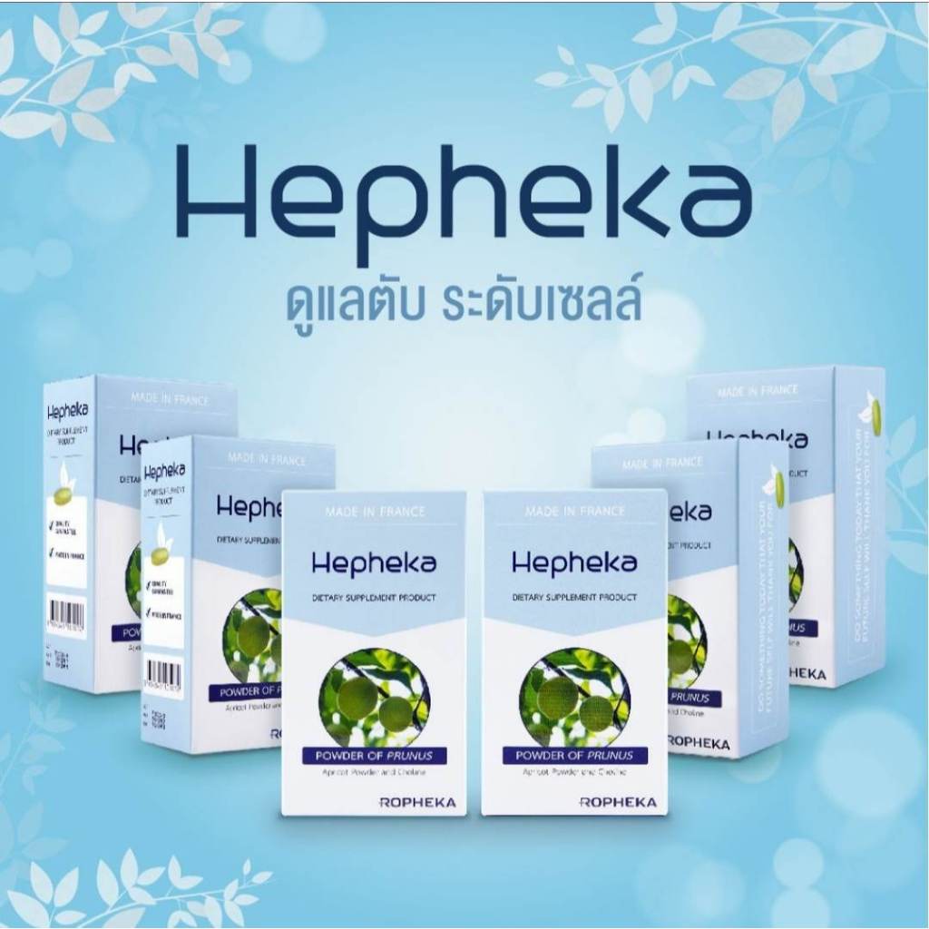 Hepheka 6 - 10 แพค แถมฟรี กระบอกน้ำเก็บอุณหภูมิ เฮฟฟิก้า อาหารเสริมดูแล ...