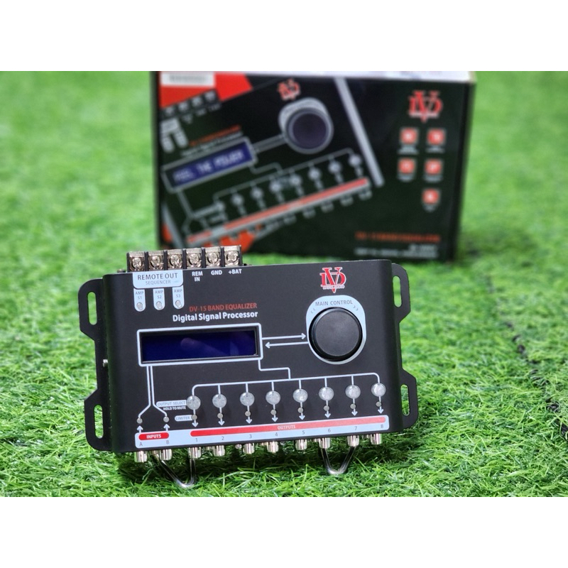 Dsp DV เข้า2 ออก8 รุ่น DV15 2ch input 8ch output dsp Processor 15Bands ...