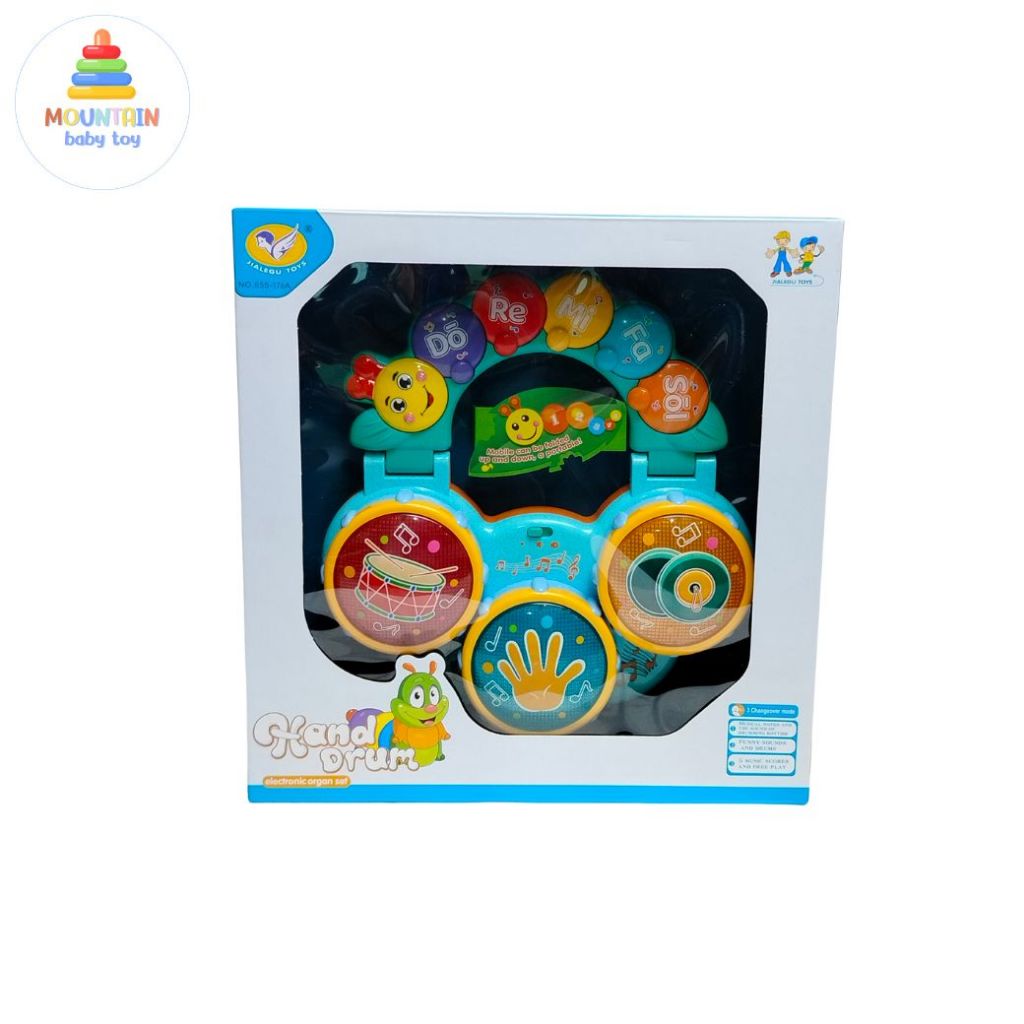 Hand Clap Drum (855-176A) ของเล่นเครื่องดนตรีสำหรับเด็กเสริมสร้าง ...