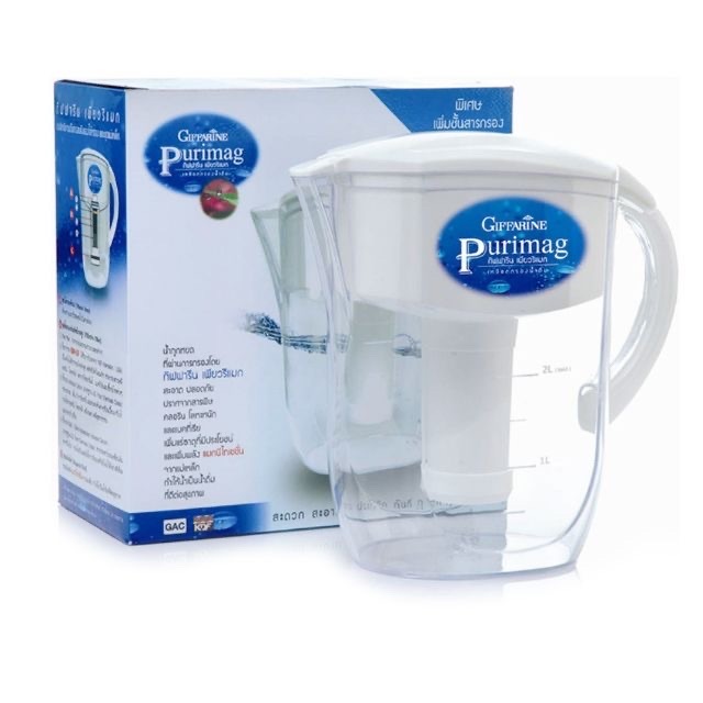 🔥เหยือกกรองน้ำ กิฟฟารีน เพียวริแมก Purimag ทำน้ำด่าง กรองสารเคมี ฝุ่น เพิ่มแร่ธาตุ ด้วยกระบวนการ ...