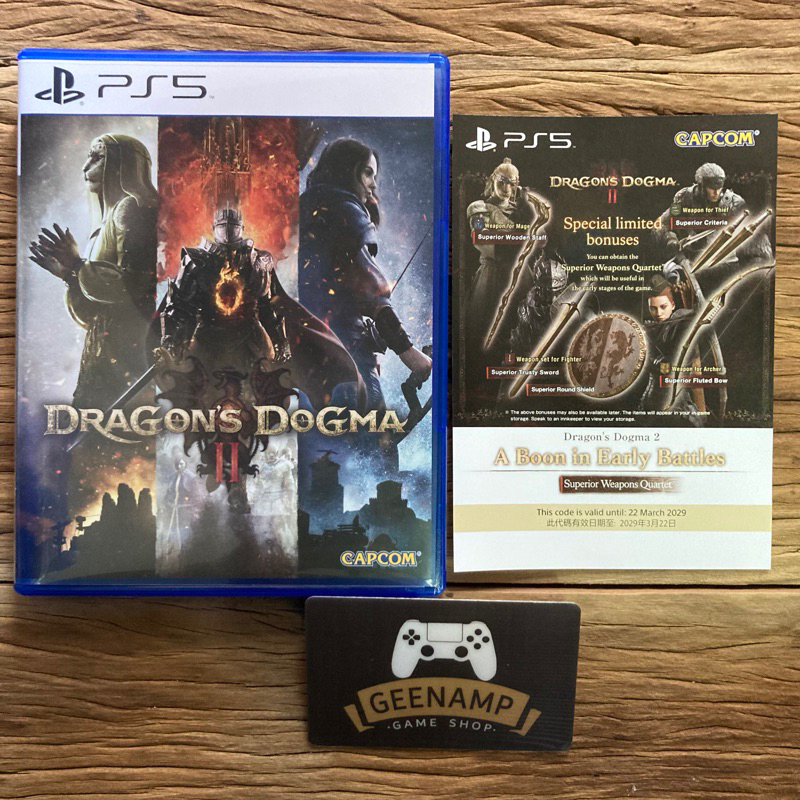 (โค๊ดShopee DDX10JULYW1 ลด10%) PS5 [มือ2] Dragon's Dogma II (R3/ASIA)(EN) มีโค๊ด # Dragon s ...