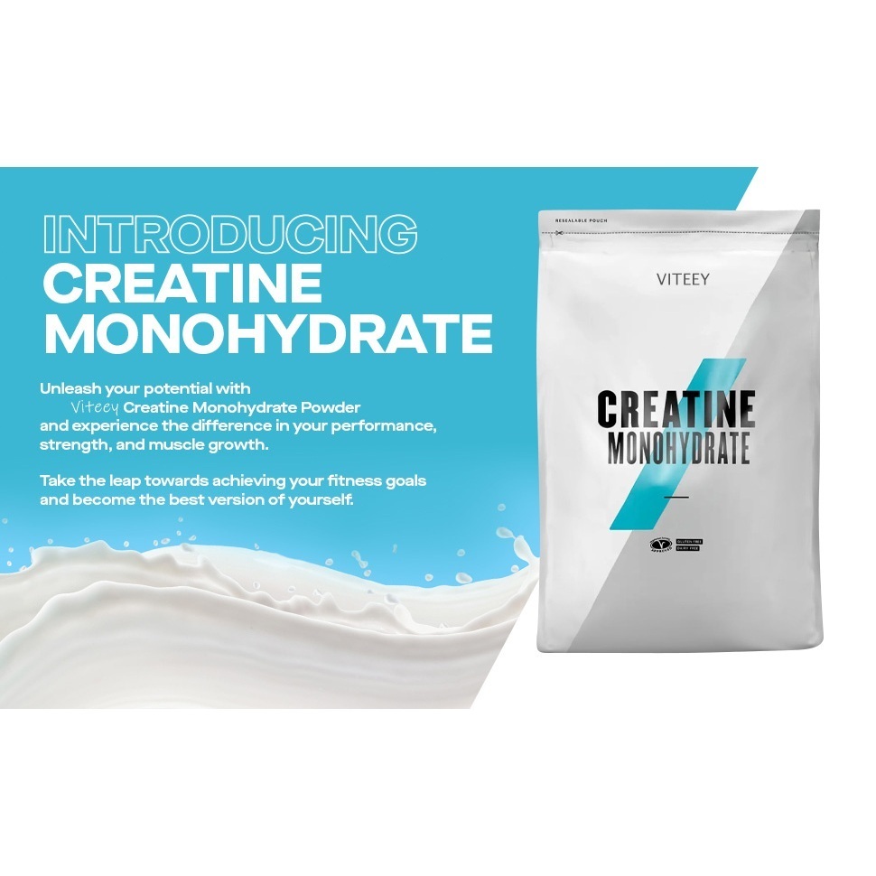 VITEEY Creatine โมโนไฮเดรต 300g 60 เสิร์ฟ | Shopee Thailand