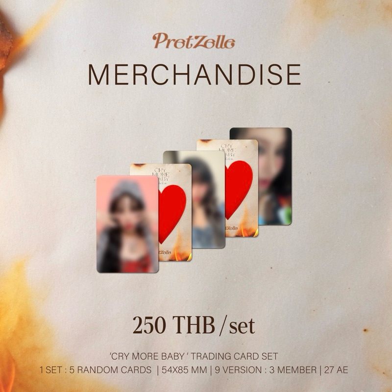 CRY MORE BABY ’ TRADING CARD SET | Shopee Thailand