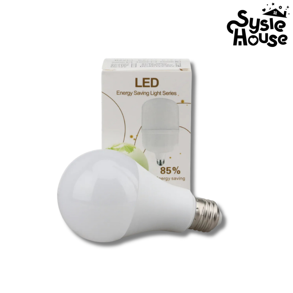 Sysie House หลอดไฟ Energy Saving Light Bulb E27 12w แสงสีขาว ความสว่าง ...