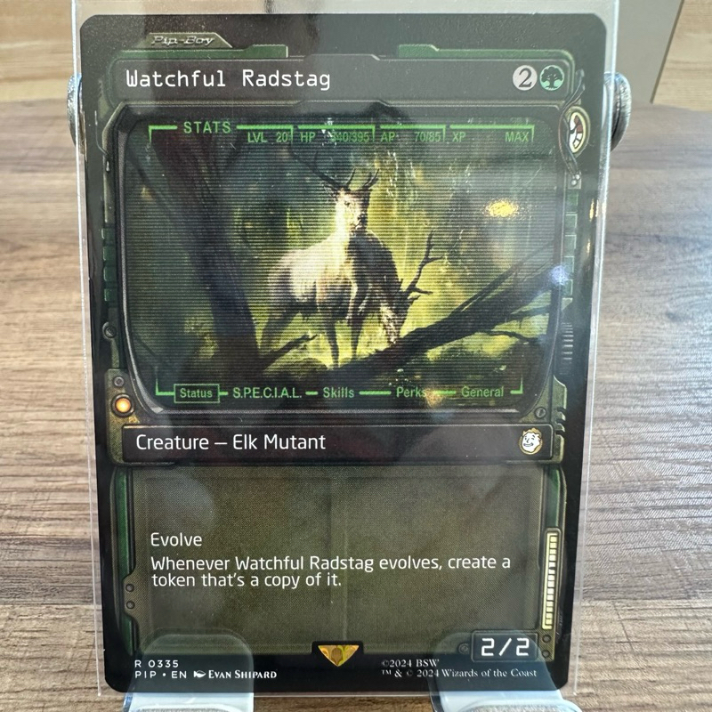 Universes Beyond: Fallout Variants: Watchful Radstag (0335 - Pip-Boy ...