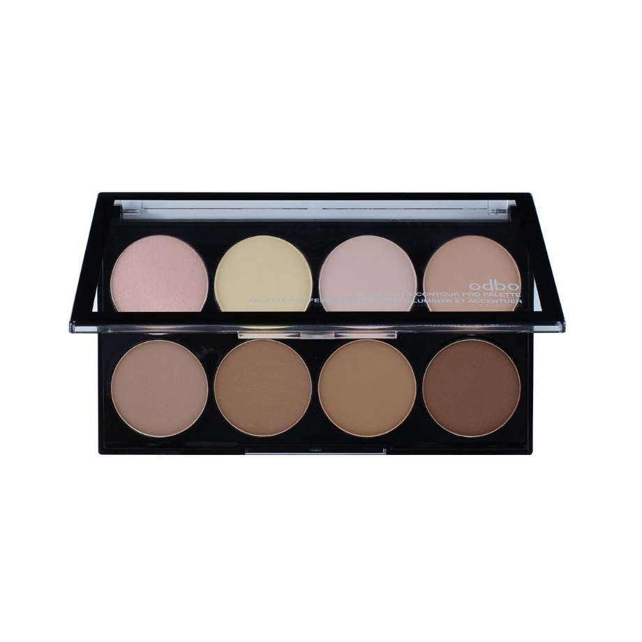 Odbo Hilight & Contour Pro Palette 20g โอดีบีโอ ไฮไลท์ คอนทัวร์ พาเลท ...