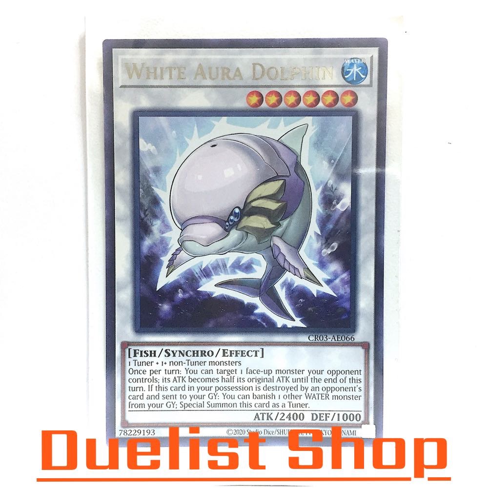 White Aura Dolphin (R) Monster Water Level6 [Fish/Synchro/Effect] ชุด ...