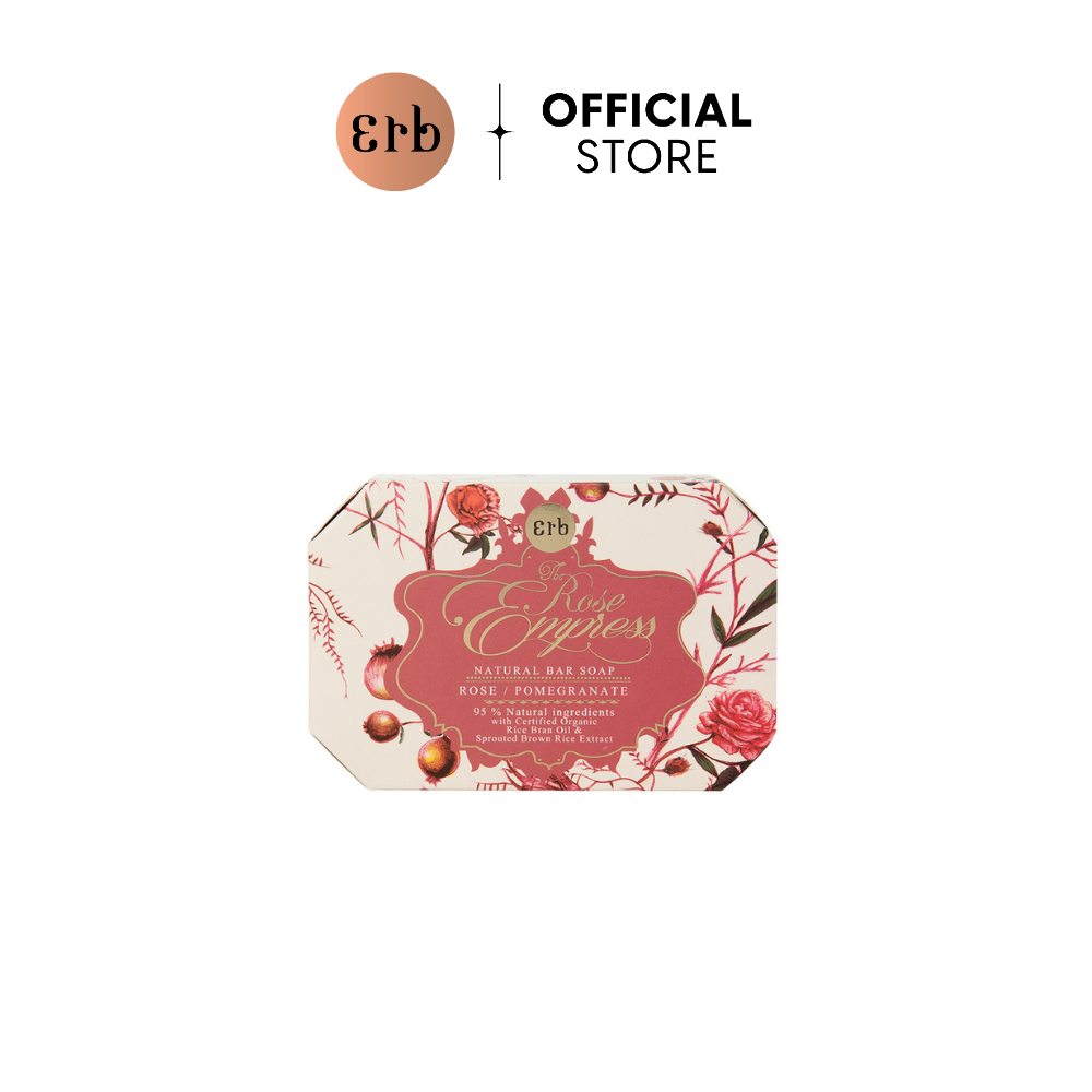Erb The Rose Empress Natural Bar Soap 100g. เอิบ สบู่ทำความสะอาดผิวกาย ...