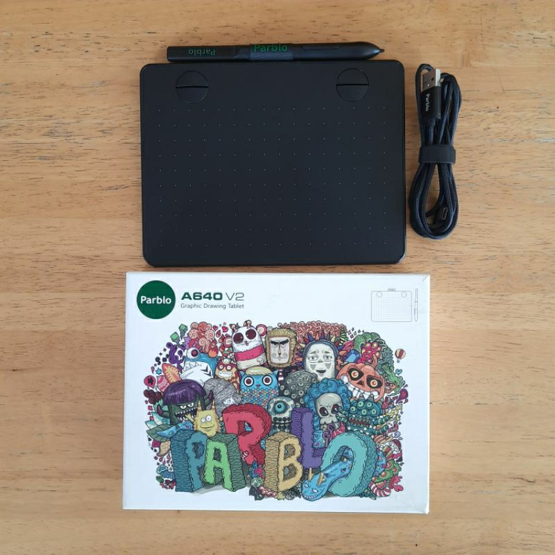 Parblo A640 V2 รุ่น A640 : ขนาด 6 x 4 นิ้ว, สีดำ [สินค้ามือ2]ง | Shopee ...