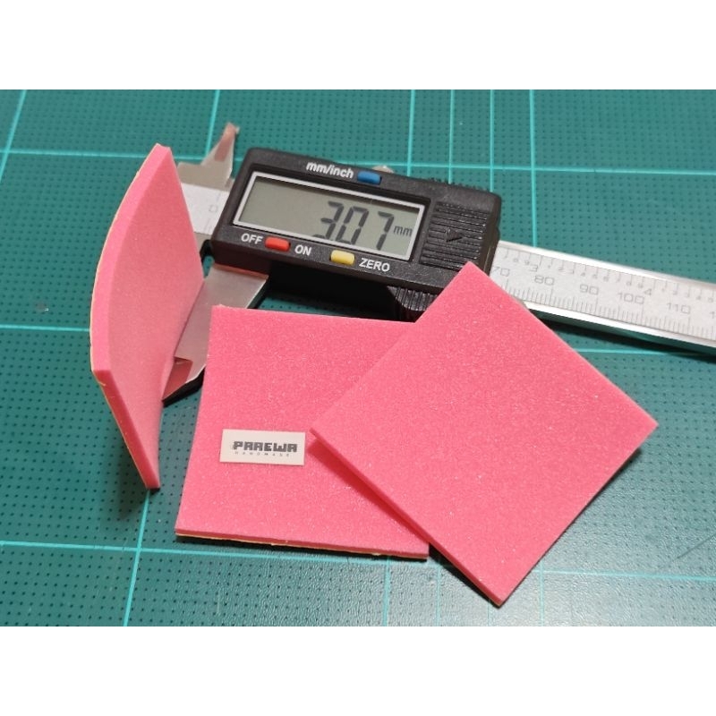 [3mm] เบรคชมพู ตัวโหด หนา 3mm - Mini4wd Brake Sponge 3mm Red | Shopee ...